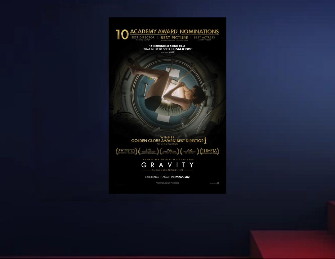 Gravity Movie Poster - Etsy