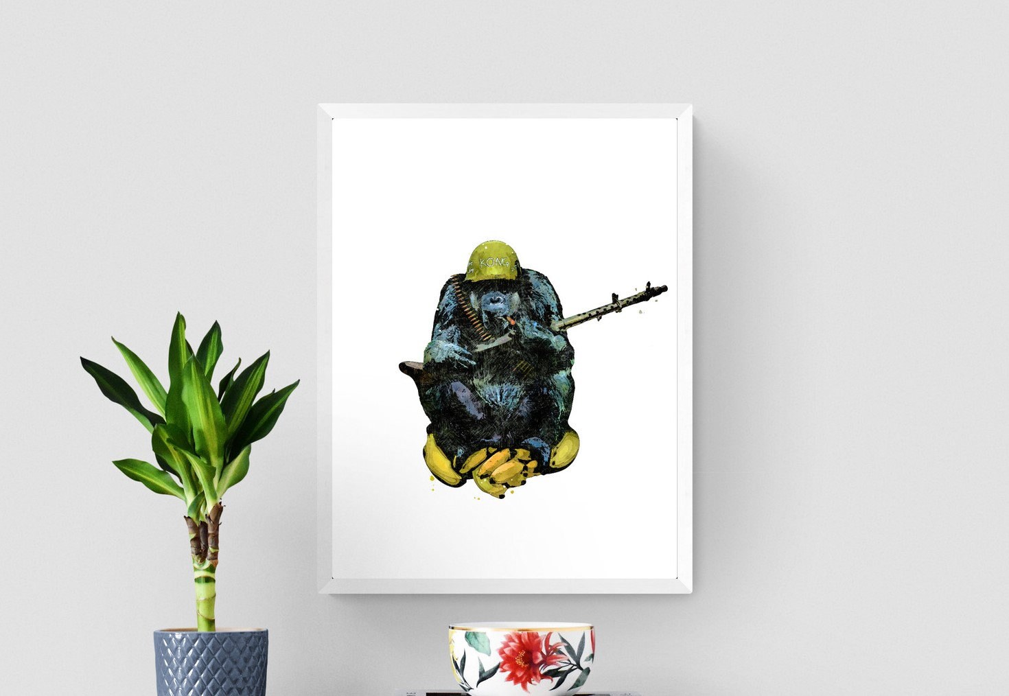 Ape Soldier Poster - Etsy