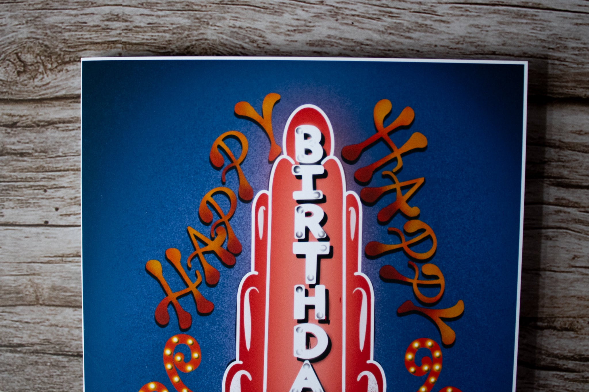 Marquee Movie Theater Happy Birthday Greeting Card for the Movie Buff ...