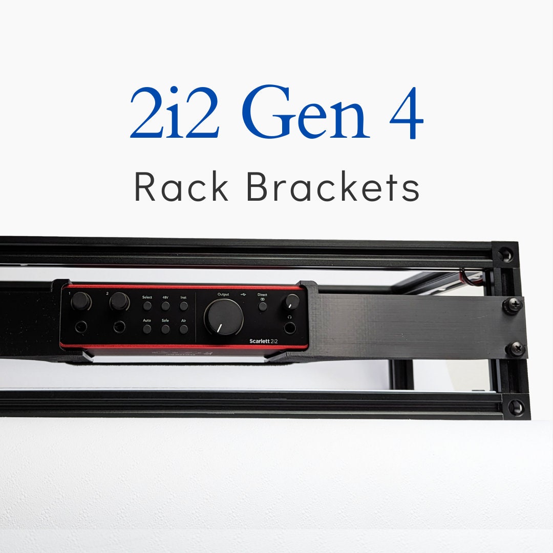 Focusrite Scarlett 2i2 4th Generation Rack Mount Bracket Ear Audio ...