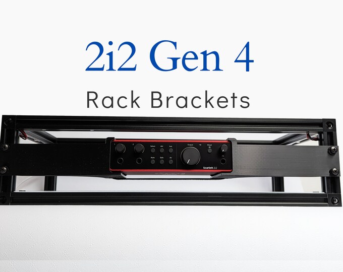 Focusrite Scarlett 2i2 4th Generation Rack Mount Bracket Ear Audio ...