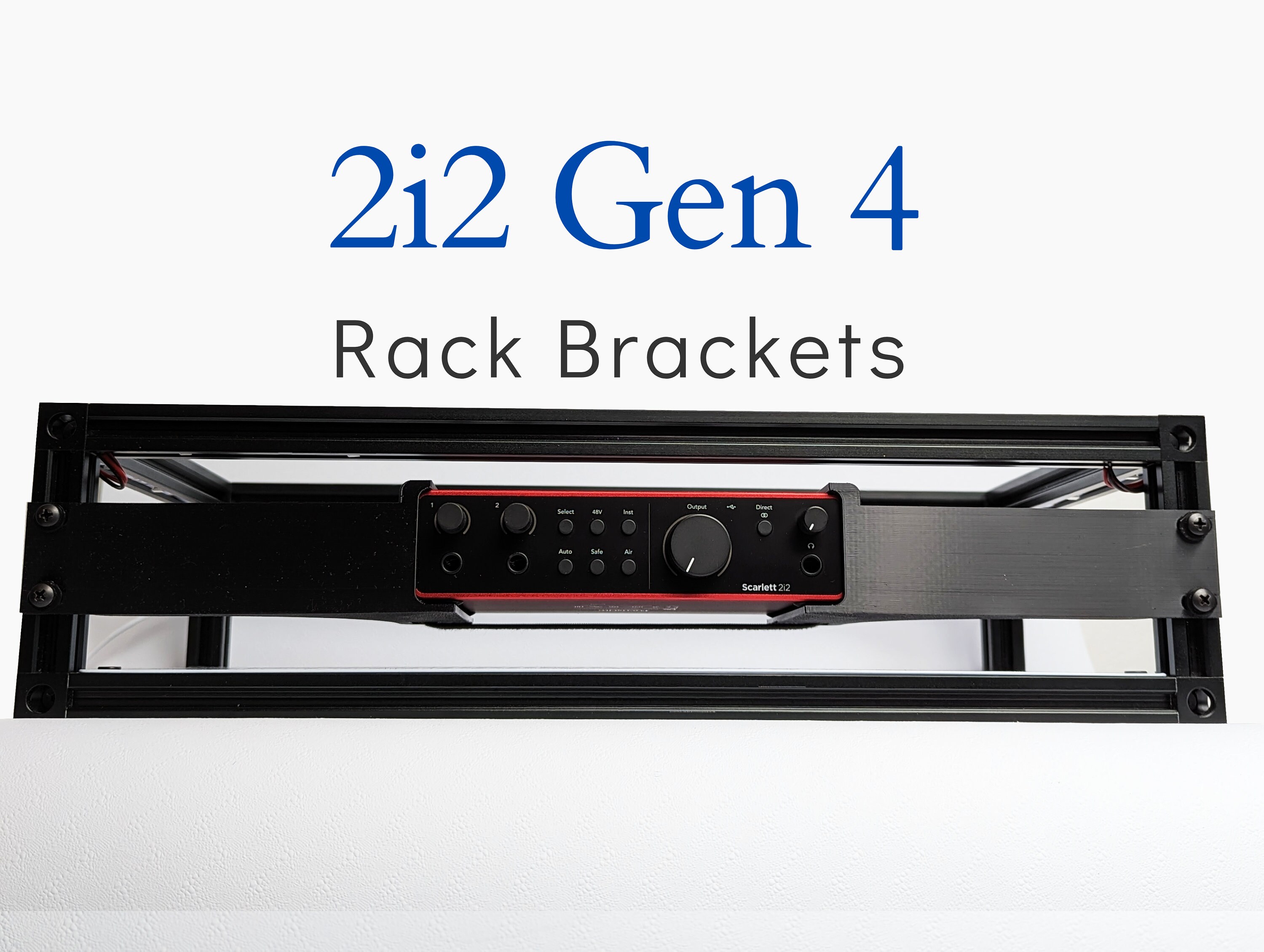 Focusrite Scarlett 2i2 4th Generation Rack Mount Bracket Ear Audio ...