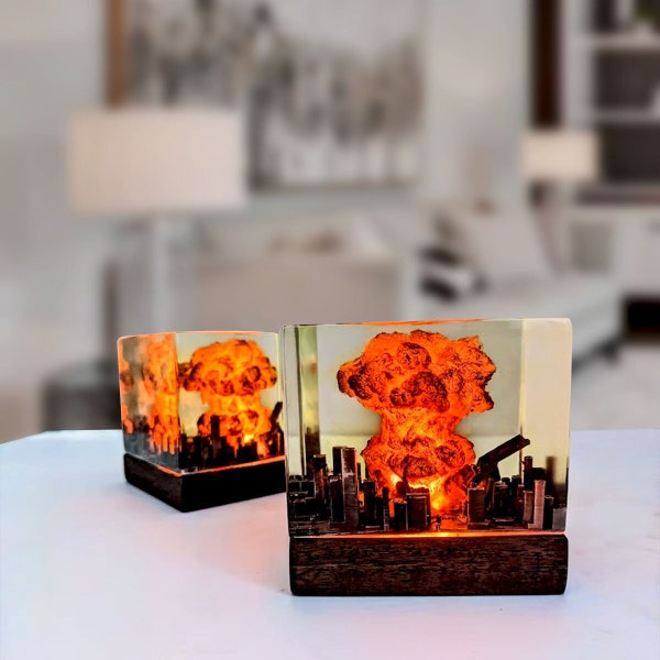 Atomic Bomb Lamp - Etsy