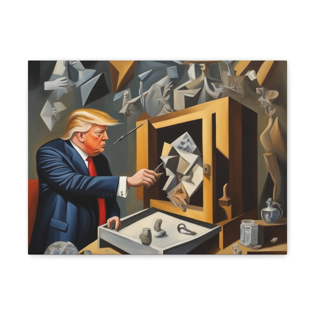 Trump Assembling His Cabinet Wall Art, Political Home Decor, President ...