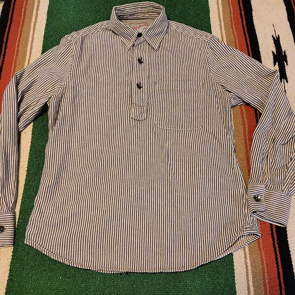 Railroad Stripe Shirt - Etsy