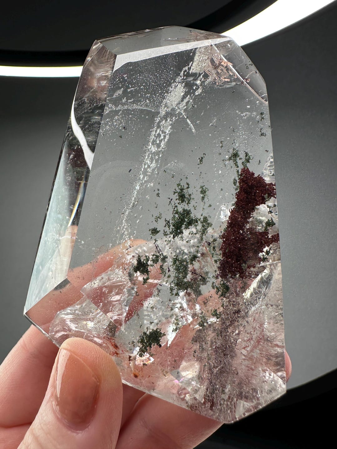 Lodolite Garden Quartz Freeform - Scenic Dream Stone, 317g - Etsy