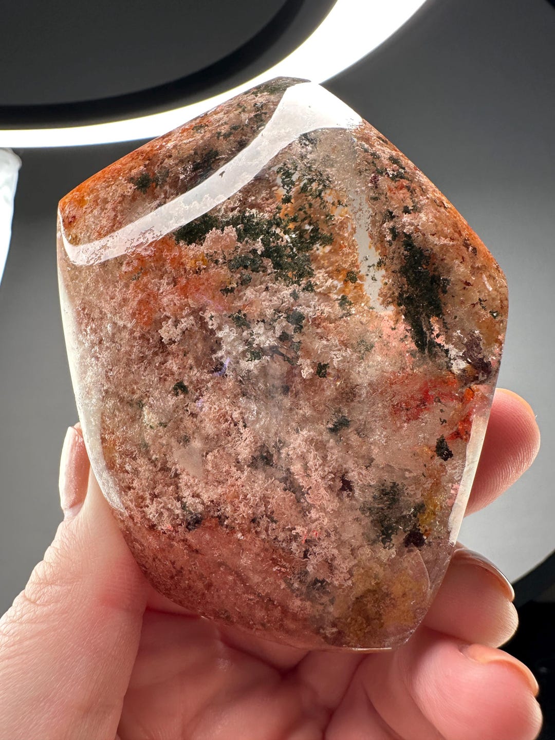 Lodolite Garden Quartz Freeform 238g Unique Natural Healing Crystal ...