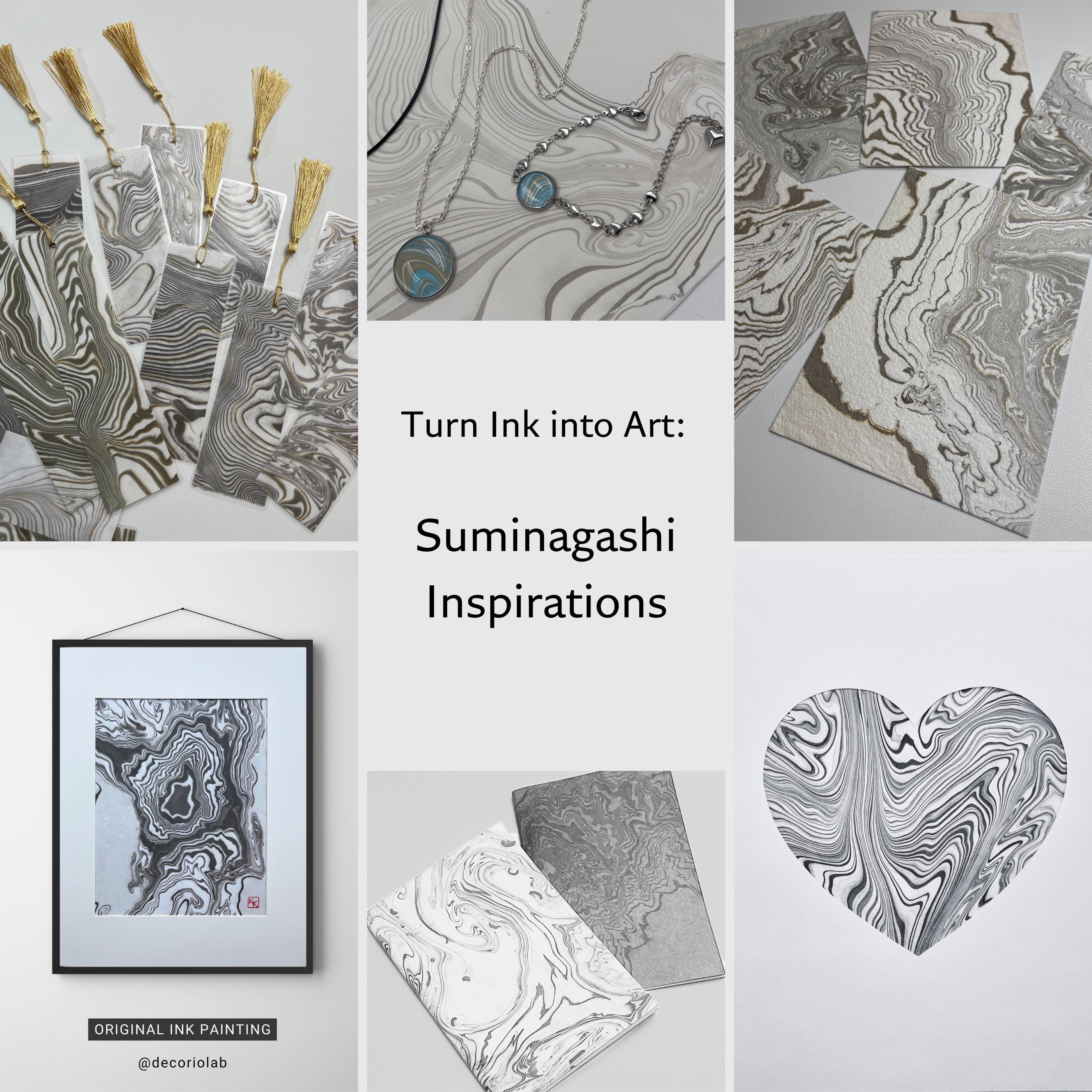 Bulk Suminagashi Art Kits – 10 Pack for Team Building, Corporate ...