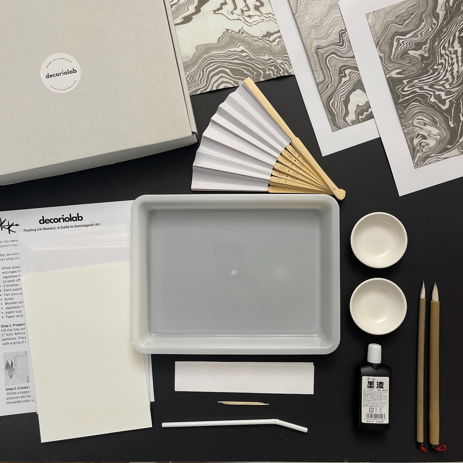 Bulk Suminagashi Art Kits – 10 Pack for Team Building, Corporate ...