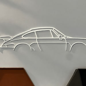 Porsche 911 (model 964) Wall Line Art - Etsy