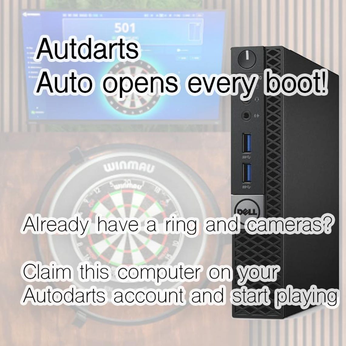 Autodart Computer | Plug & Play Auto Darts PC | Vorkonfiguriertes ...