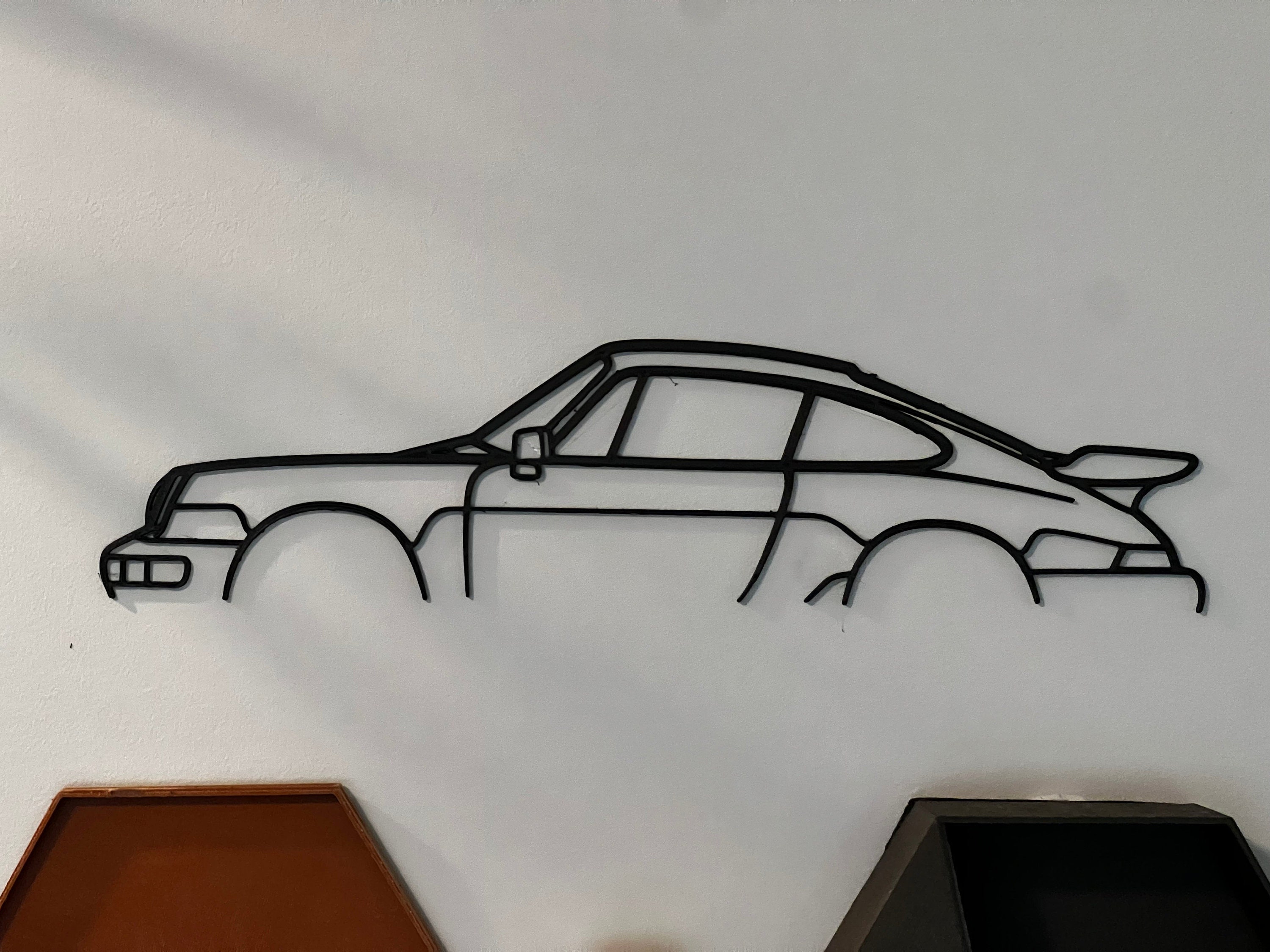 Porsche 911 (model 964) Wall Line Art - Etsy