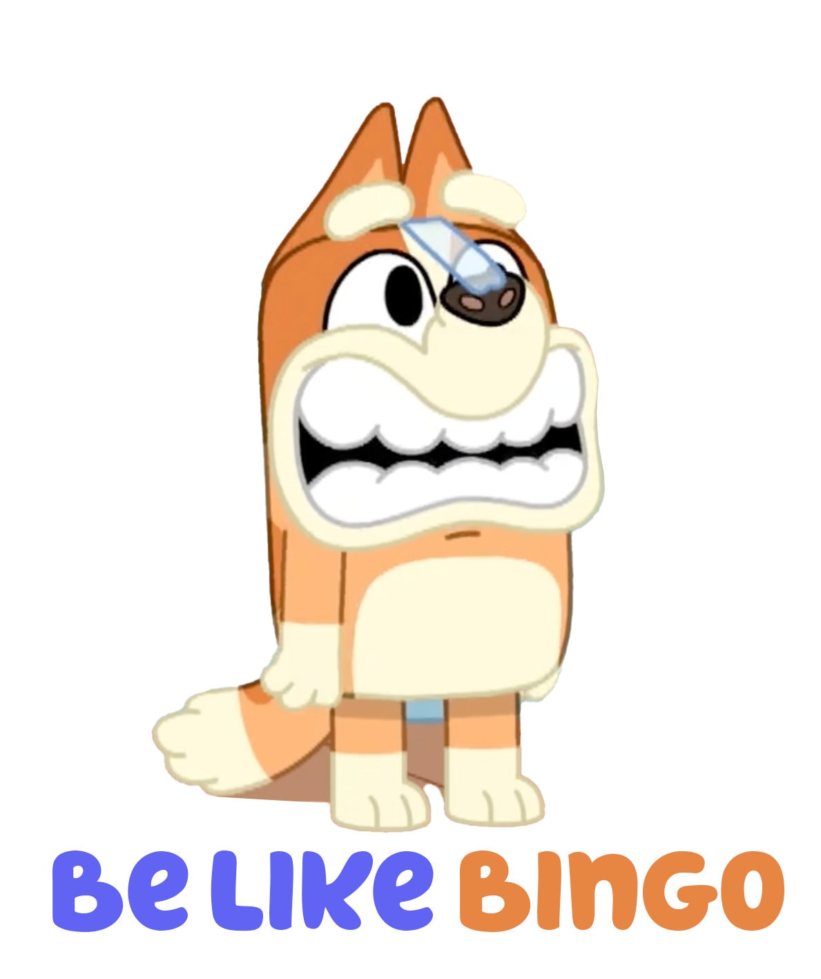 Be Like Bingo - Funny Bluey Sticker - Etsy