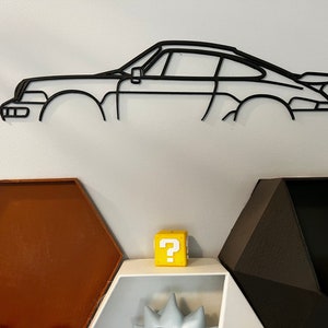 Porsche 911 (model 964) Wall Line Art - Etsy