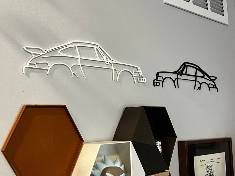 Porsche 911 model 964 Wall Line Art - Etsy