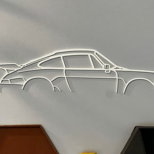 Porsche 911 (model 964) Wall Line Art - Etsy