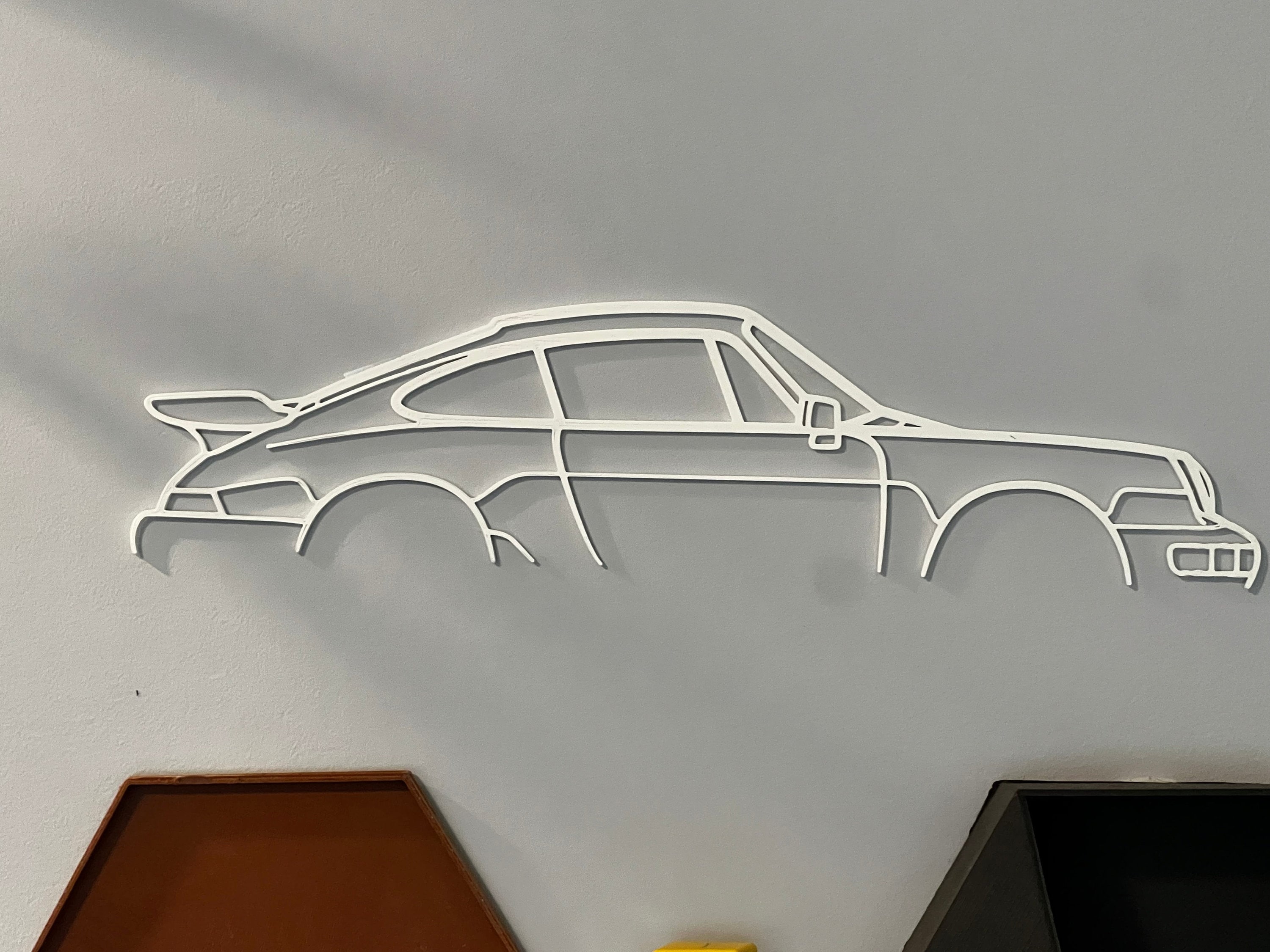 Porsche 911 (model 964) Wall Line Art - Etsy