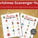 Christmas Scavenger Hunt Printable Christmas Countdown - Etsy