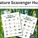 Nature Scavenger Hunt Scavenger Hunt Treasure Hunt Clues - Etsy