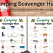 Camping Scavenger Hunt, Scavenger Hunt, Treasure Hunt Clues, Scavenger ...