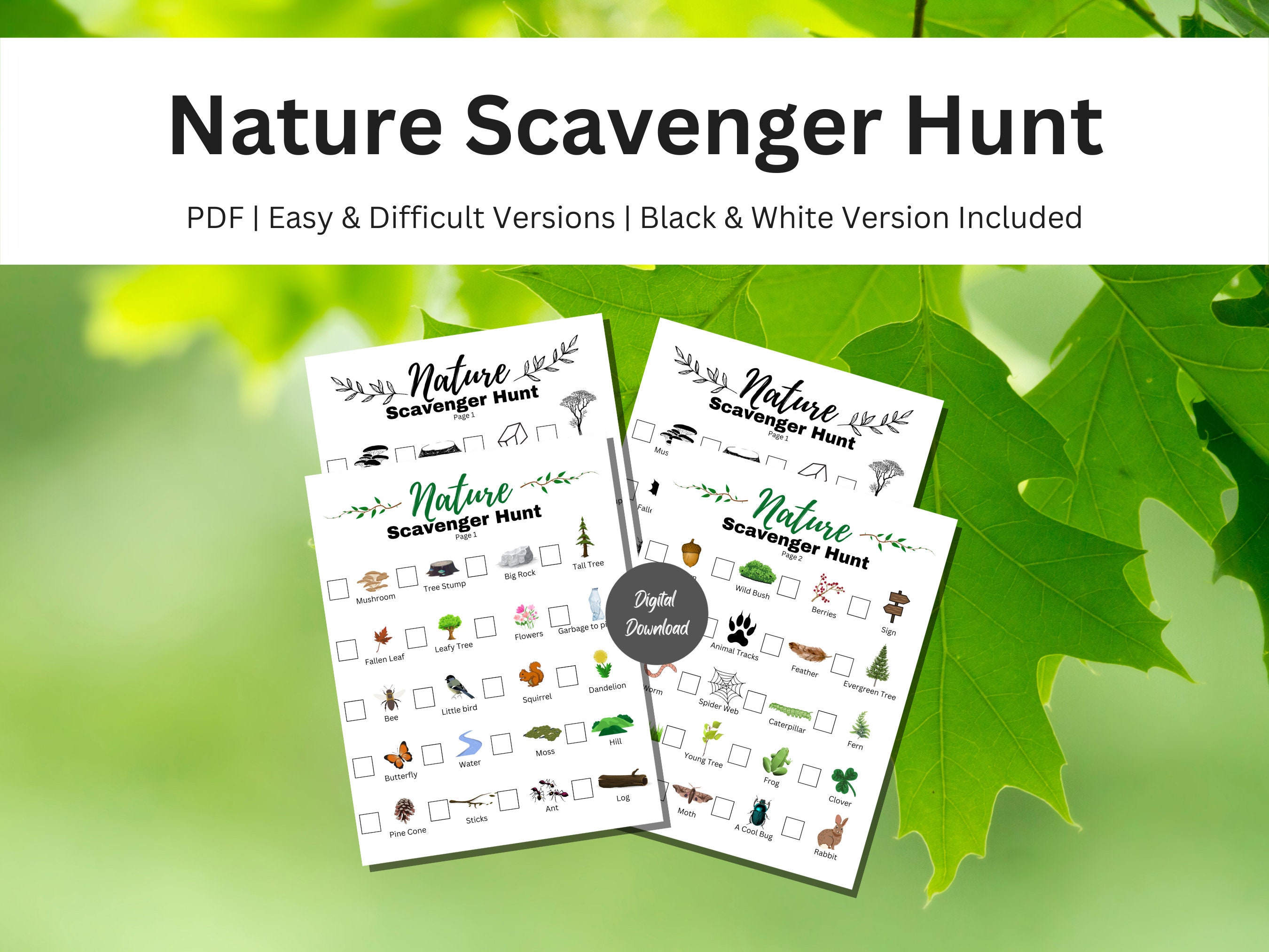 Nature Scavenger Hunt, Scavenger Hunt, Treasure Hunt Clues, Scavenger ...