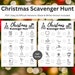 Christmas Scavenger Hunt Printable Christmas Countdown - Etsy