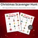 Christmas Scavenger Hunt Printable Christmas Countdown - Etsy