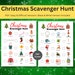 Christmas Scavenger Hunt Printable Christmas Countdown - Etsy