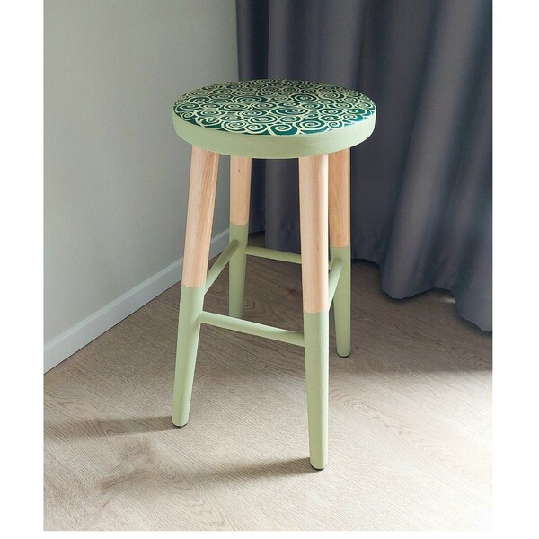 Painted Stool - Etsy