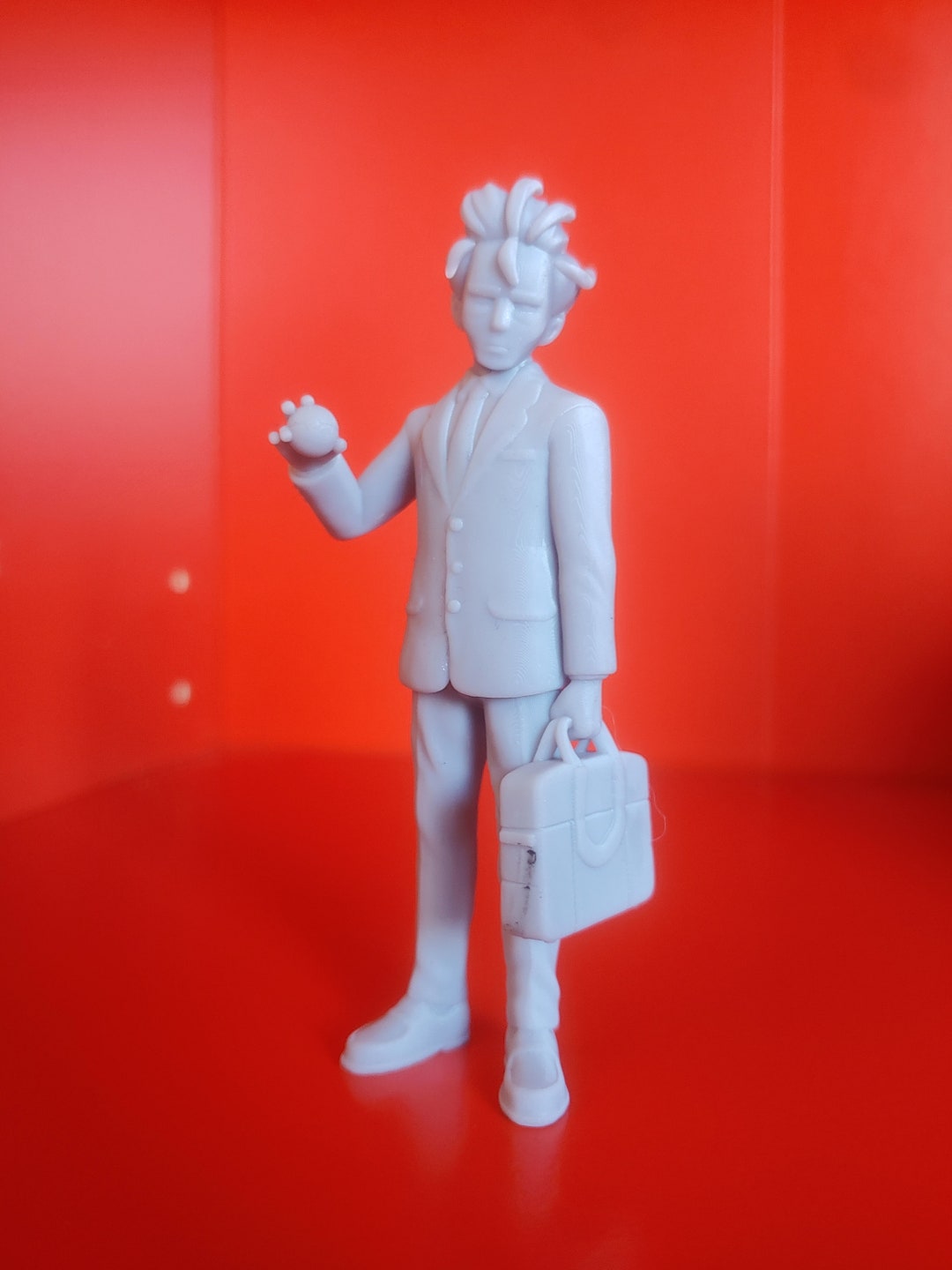 Larry Pokemon Scarlet and Violet Custom Amiibo Sized Figure UNPAINTED ...