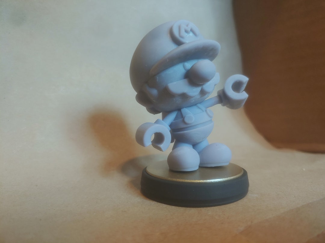 Mini Mario Custom Amiibo Unpainted - Etsy