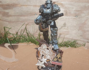 1:12 Scale Fallout 4 T-60 Power Armor Kit 3D Printed Figure Kit - Etsy