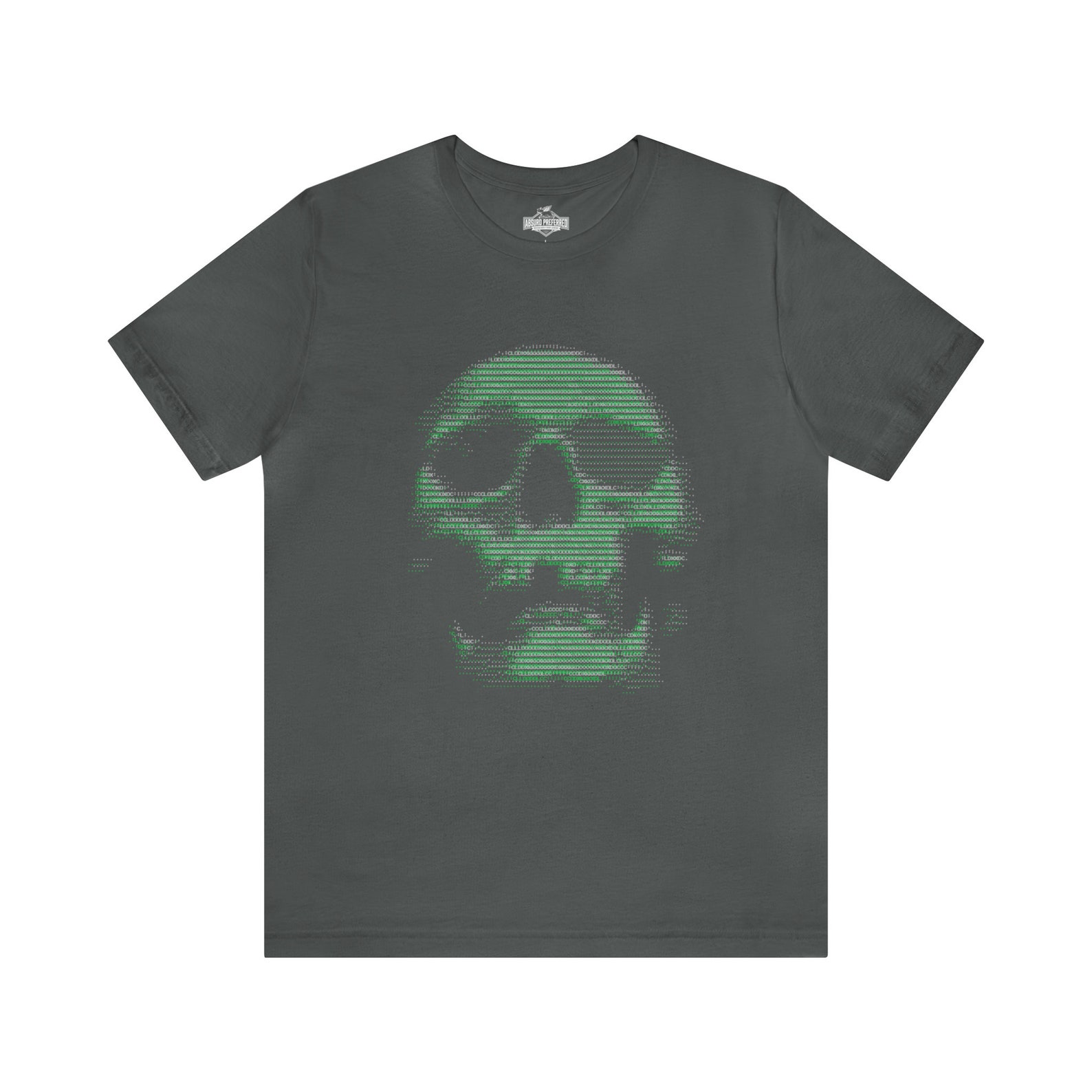 Matrix ASCII Skull T-shirt. Hacker Shirt, Software Developer and ...