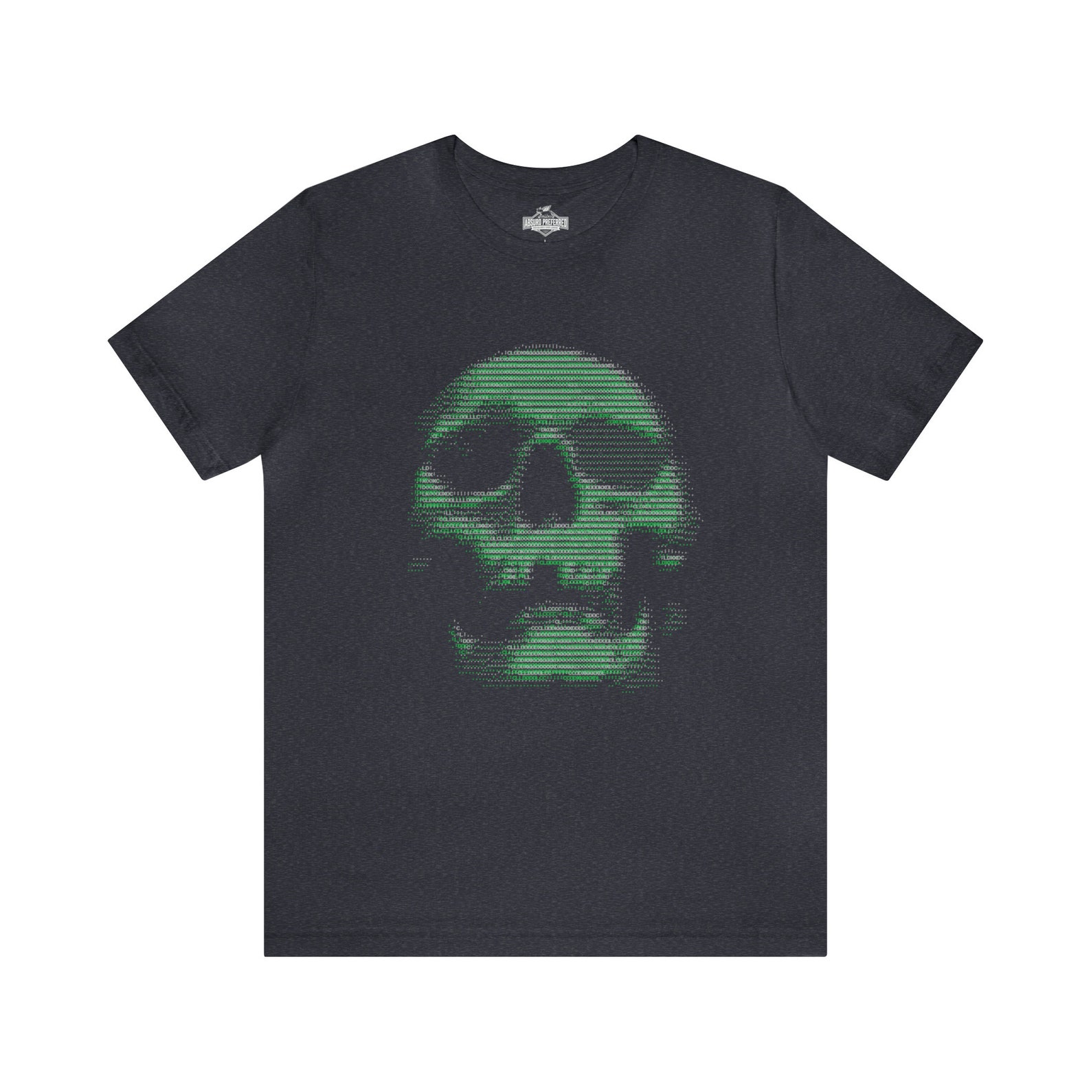 Matrix ASCII Skull T-shirt. Hacker Shirt, Software Developer and ...