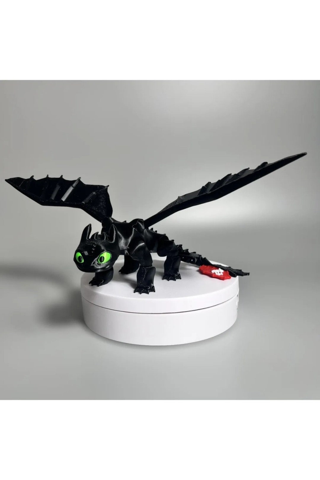 Toothless From How to Train Your Dragon Movie 3D Figurine Moving Wings ...