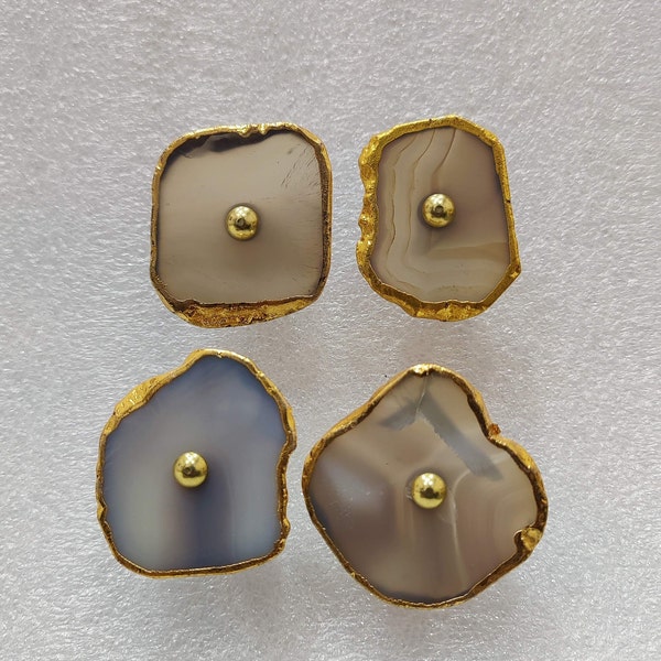 Agate Drawer Pulls - Etsy