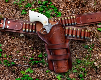Western Holster and Belt With Cross Draw - Etsy
