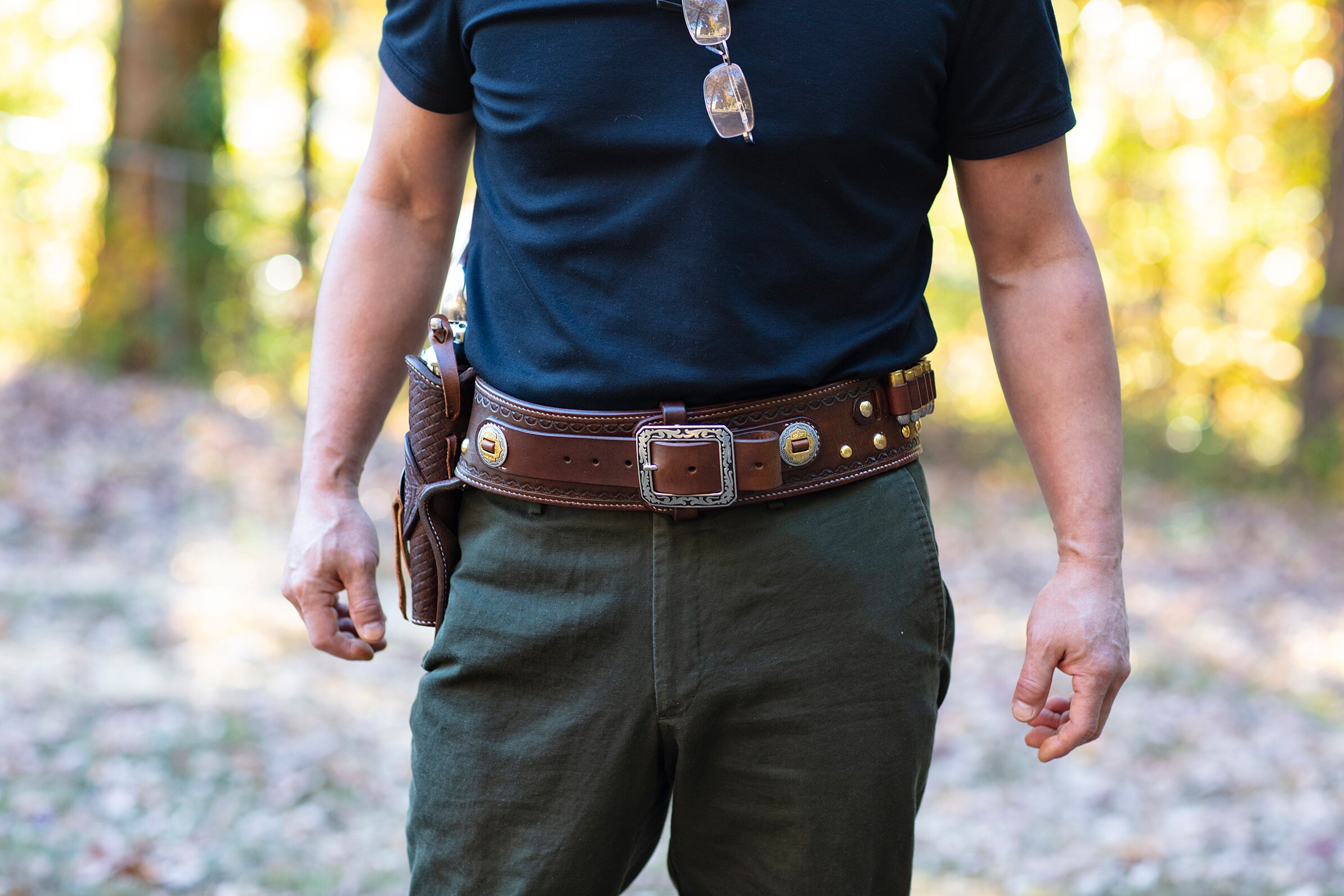 Johnny Ringo Western Cowboy Holster and Cartridge Belt - Etsy