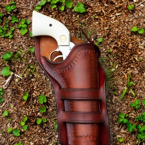 Doc Holiday Cross Draw Western Holster and Cartridge Belt - Etsy