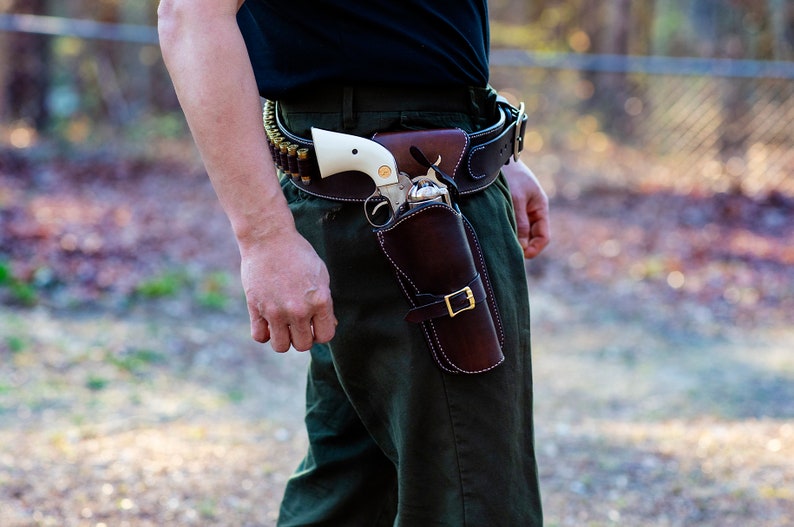 Western Quick Draw Holster and Belt. Clint Eastwood Style - Etsy