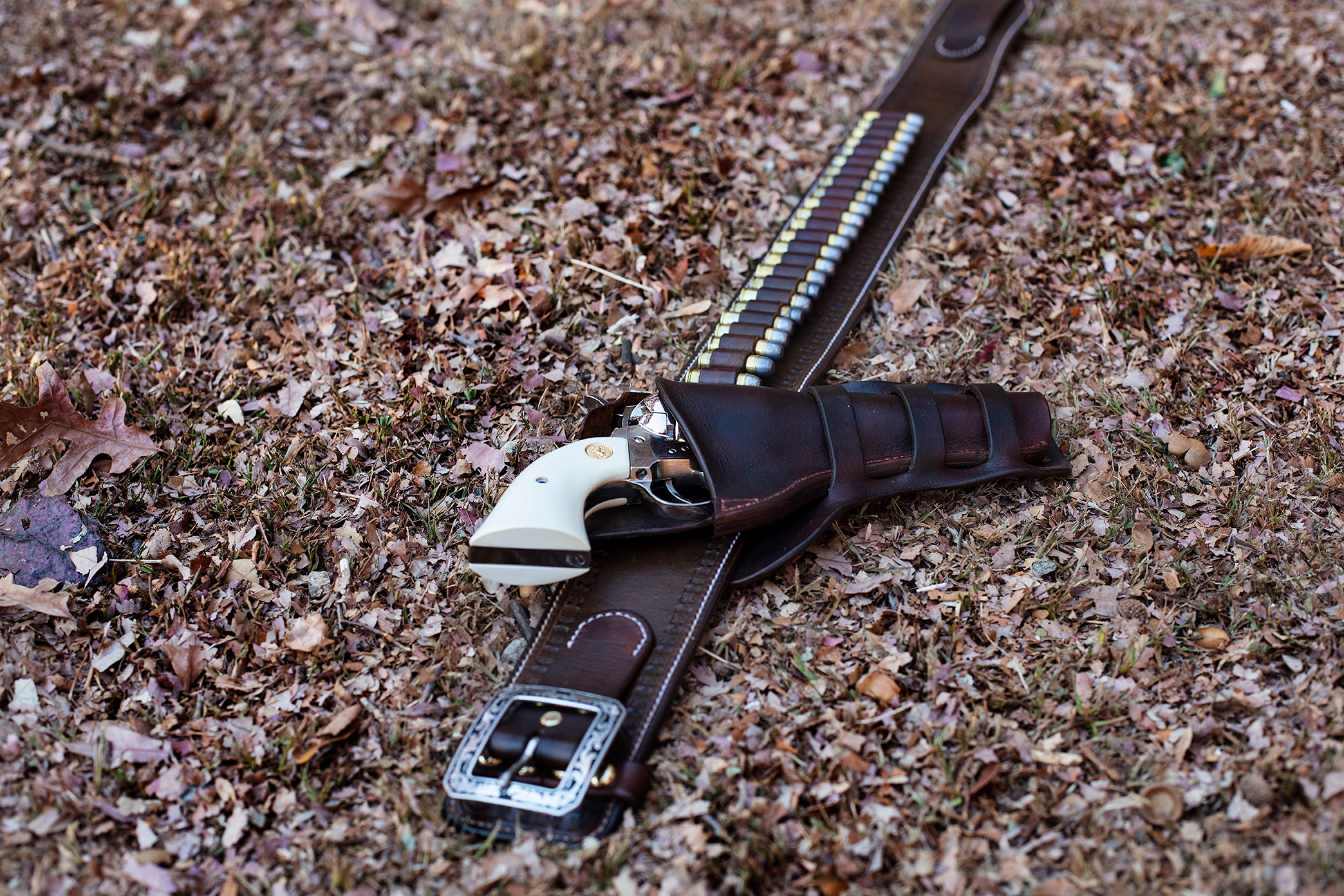 Western Holster and Belt With Cross Draw - Etsy