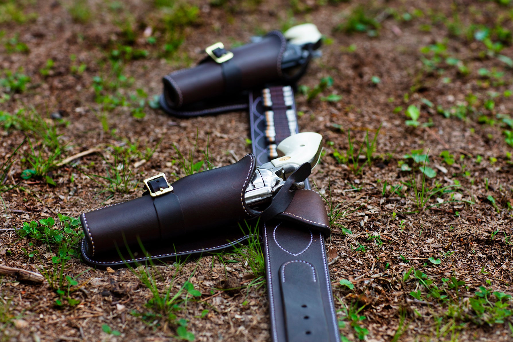 Double Quick Draw Holster With Cross Draw - Etsy