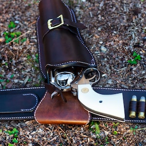 Western Quick Draw Holster and Belt. Clint Eastwood Style - Etsy