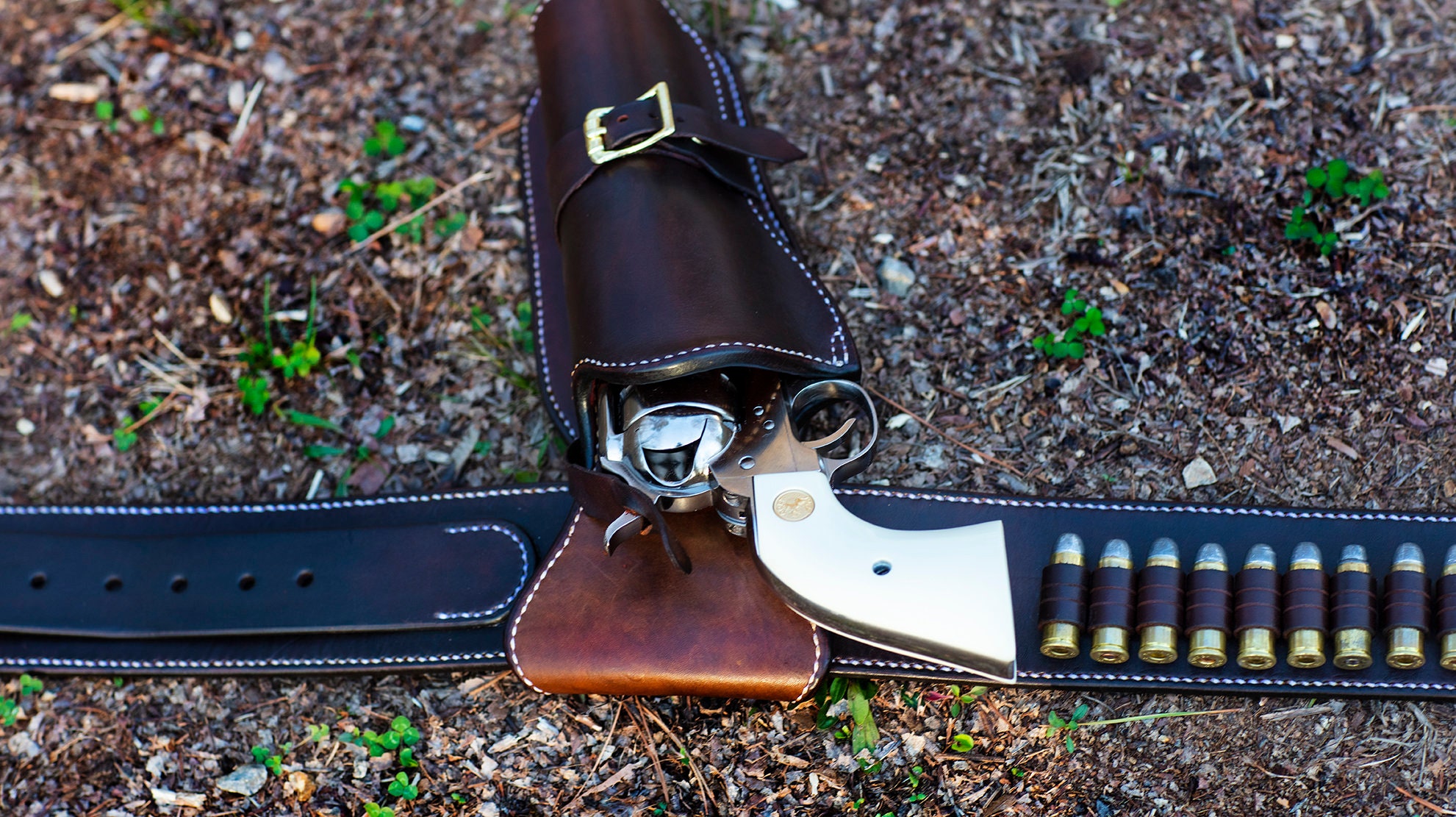 Western Quick Draw Holster and Belt. Clint Eastwood Style - Etsy