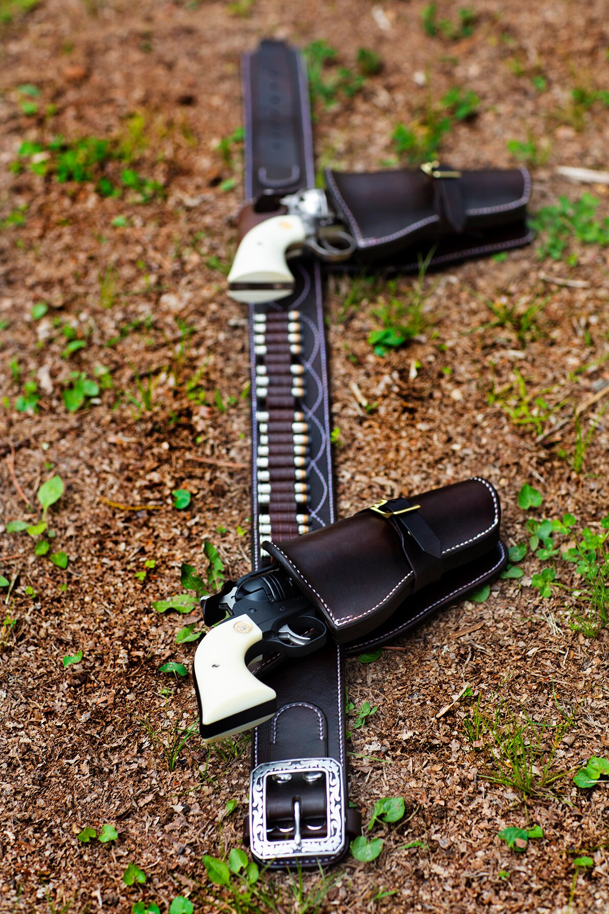 Double Quick Draw Holster With Cross Draw - Etsy
