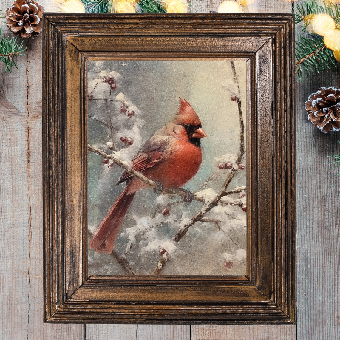 Christmas Wall Art,rustic Christmas Printable,winter Holiday Wall Art ...