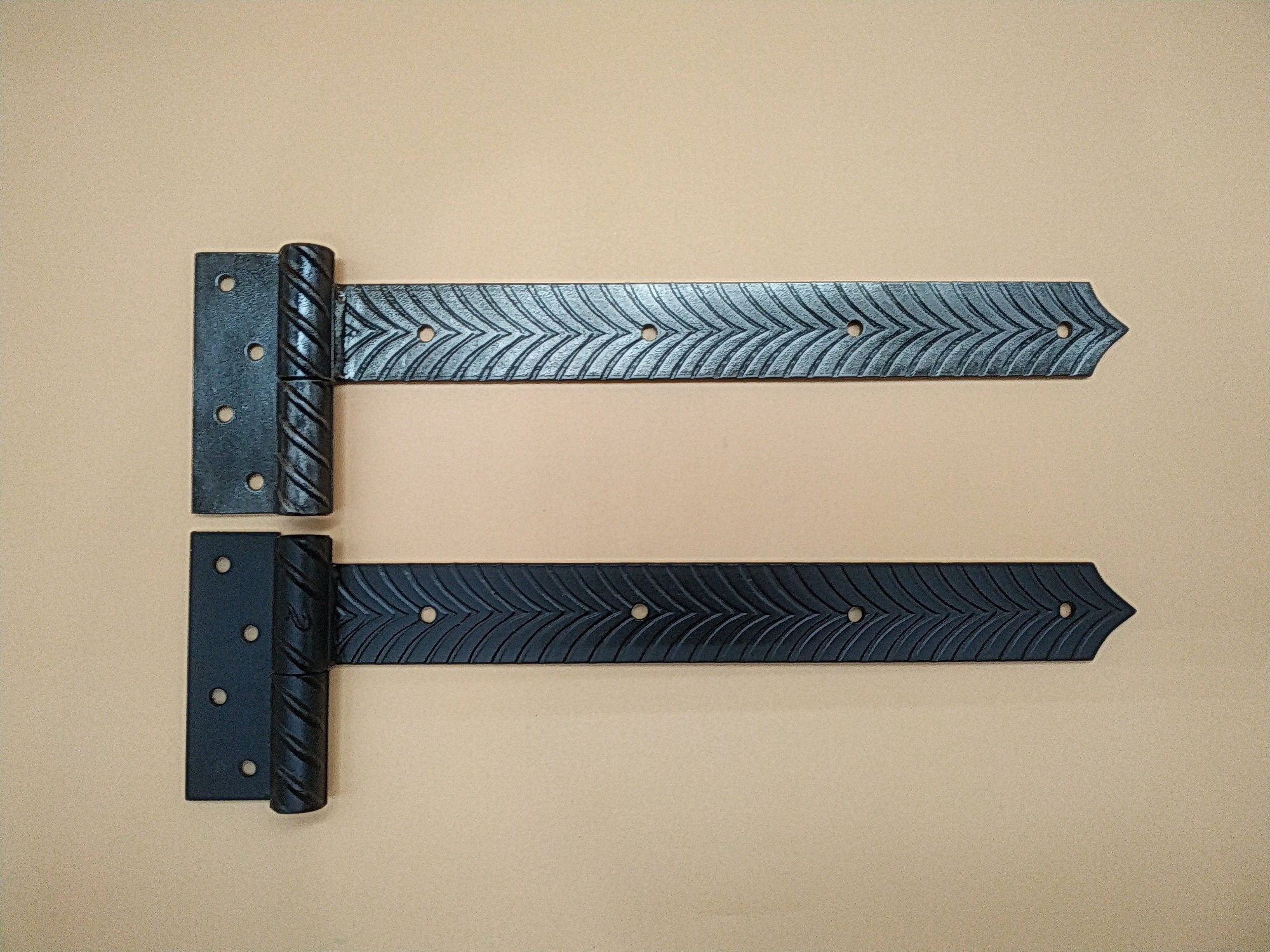 Antique Style Gate Hinges Vintage Rustic Barn Door Hardware With Strap ...