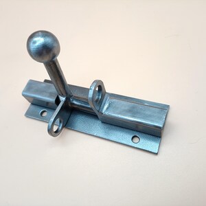 Industrial Steel Door Latch, Handmade, Rustic Style Reliable Barn Door ...