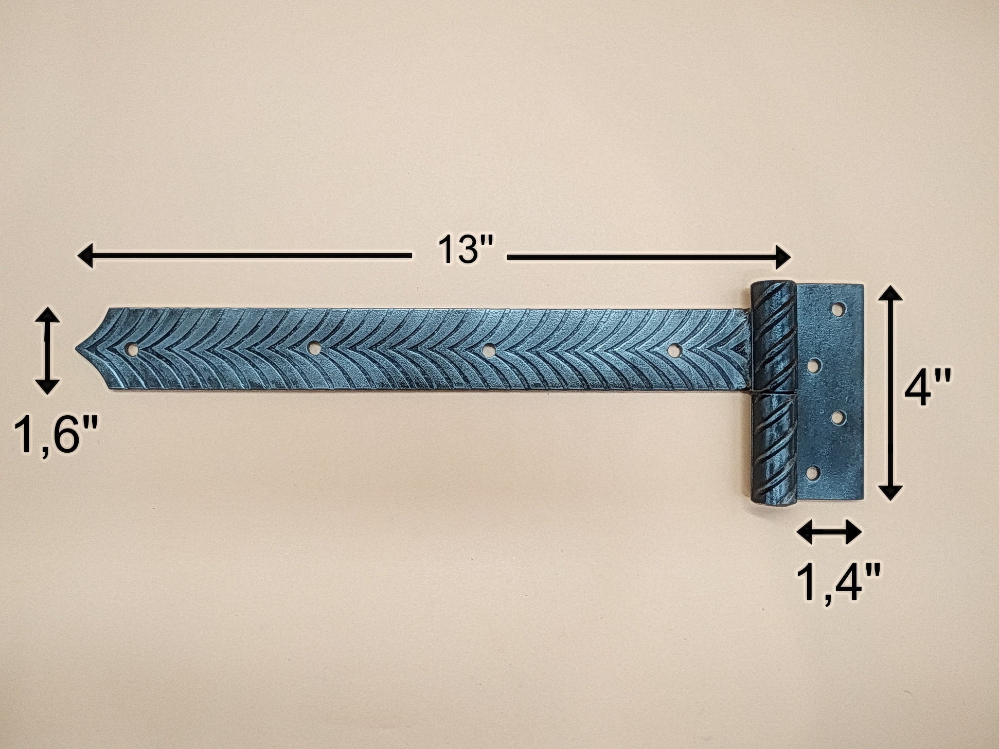 Antique Style Gate Hinges Vintage Rustic Barn Door Hardware With Strap ...