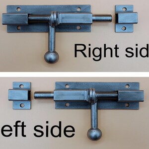 Industrial Steel Door Latch, Handmade, Rustic Style Reliable Barn Door ...